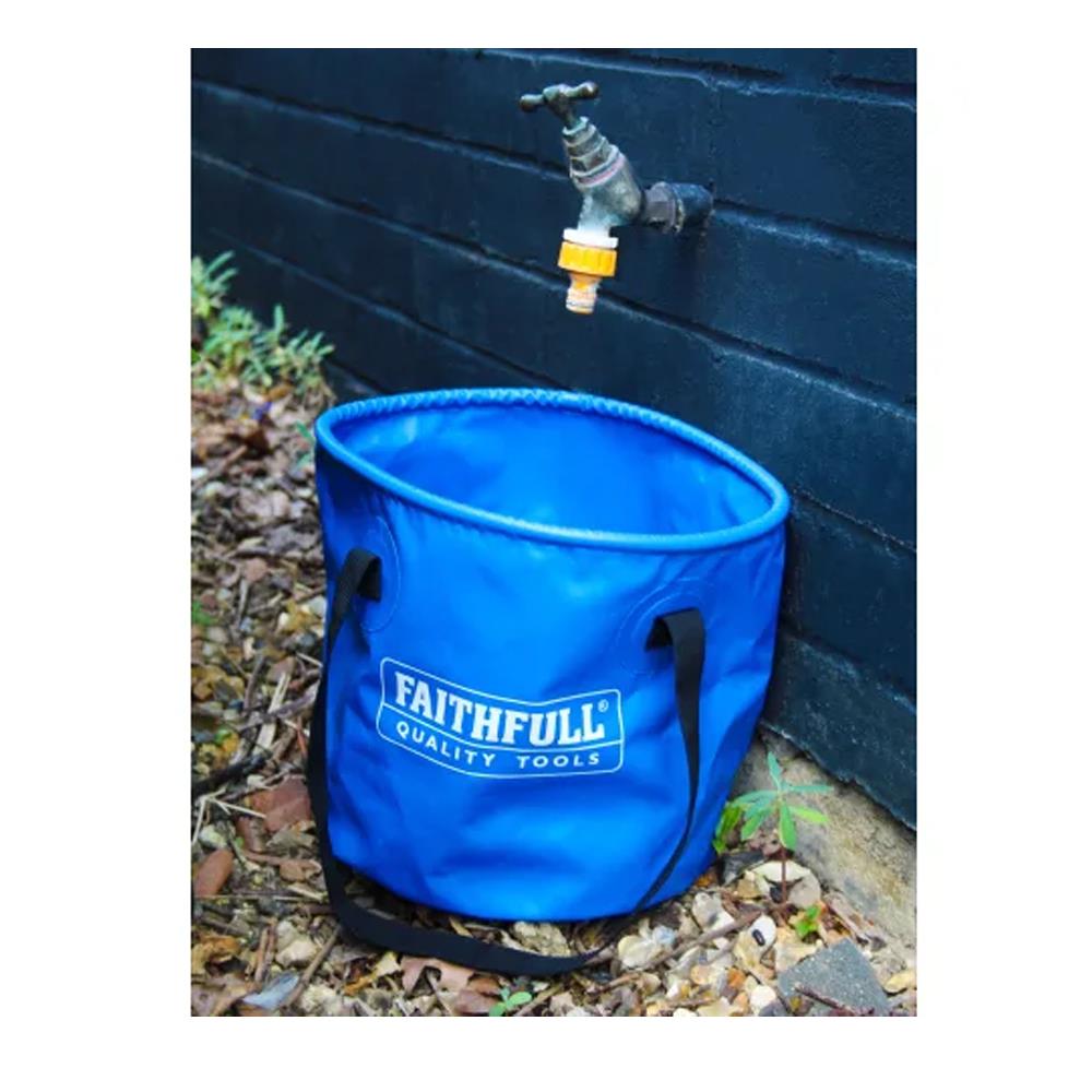 Faithfull Collapsible Bucket 12 litre | Plumberstools