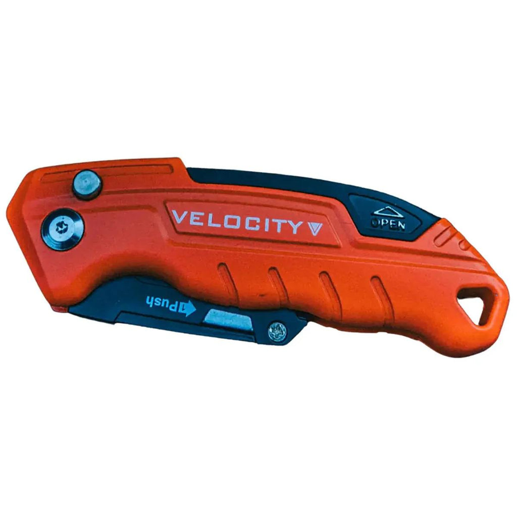 Velocity Folding Fusion Utility Knife with Storage | Plumberstools
