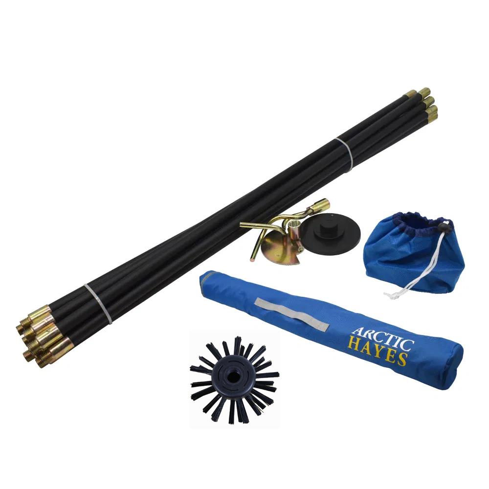 Arctic Hayes Drain Rod Kit - 14 Piece Kit Includes Nylon Brush ...